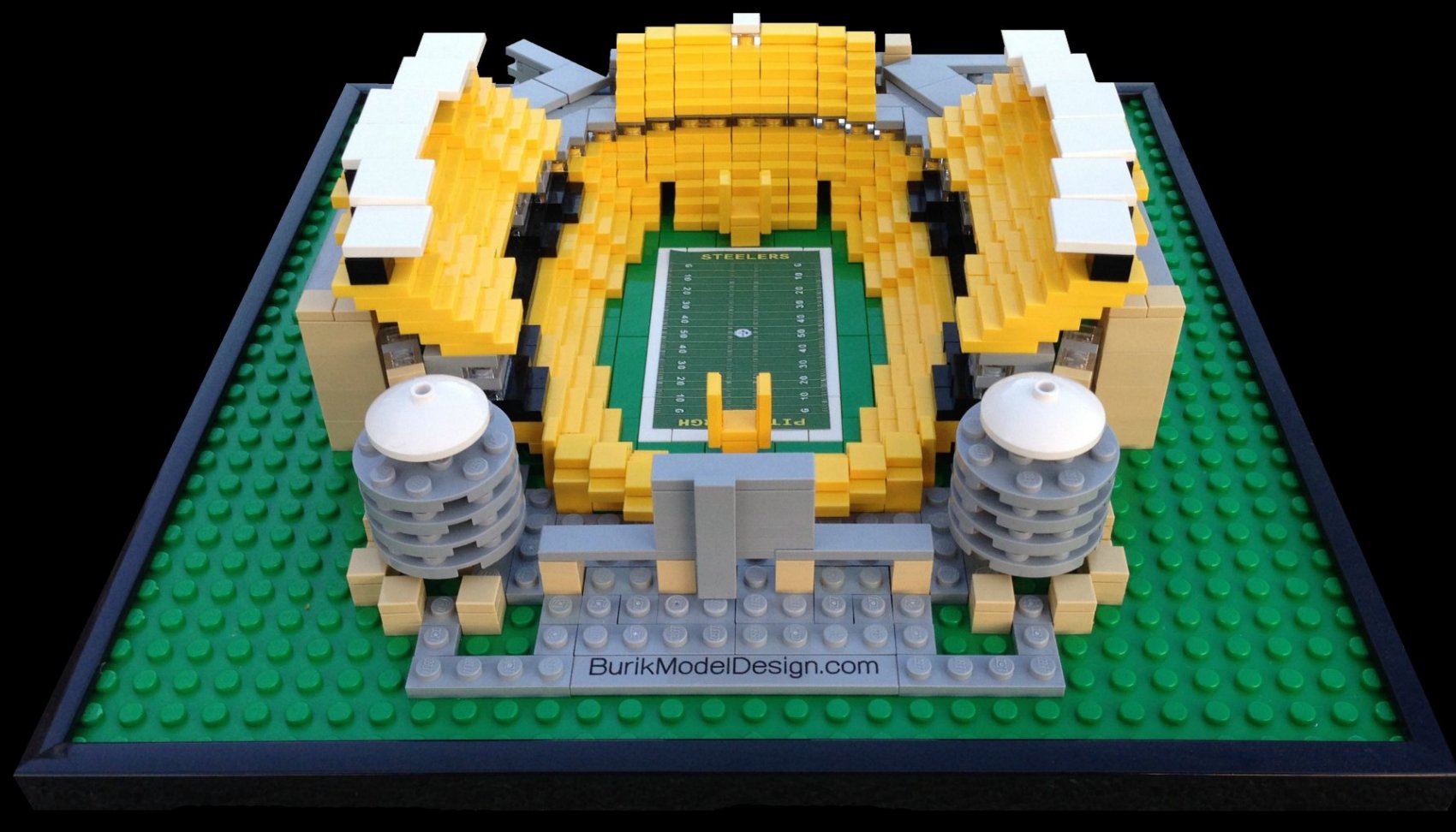 Heinz Field Mini Lego Model - Burik Model Design