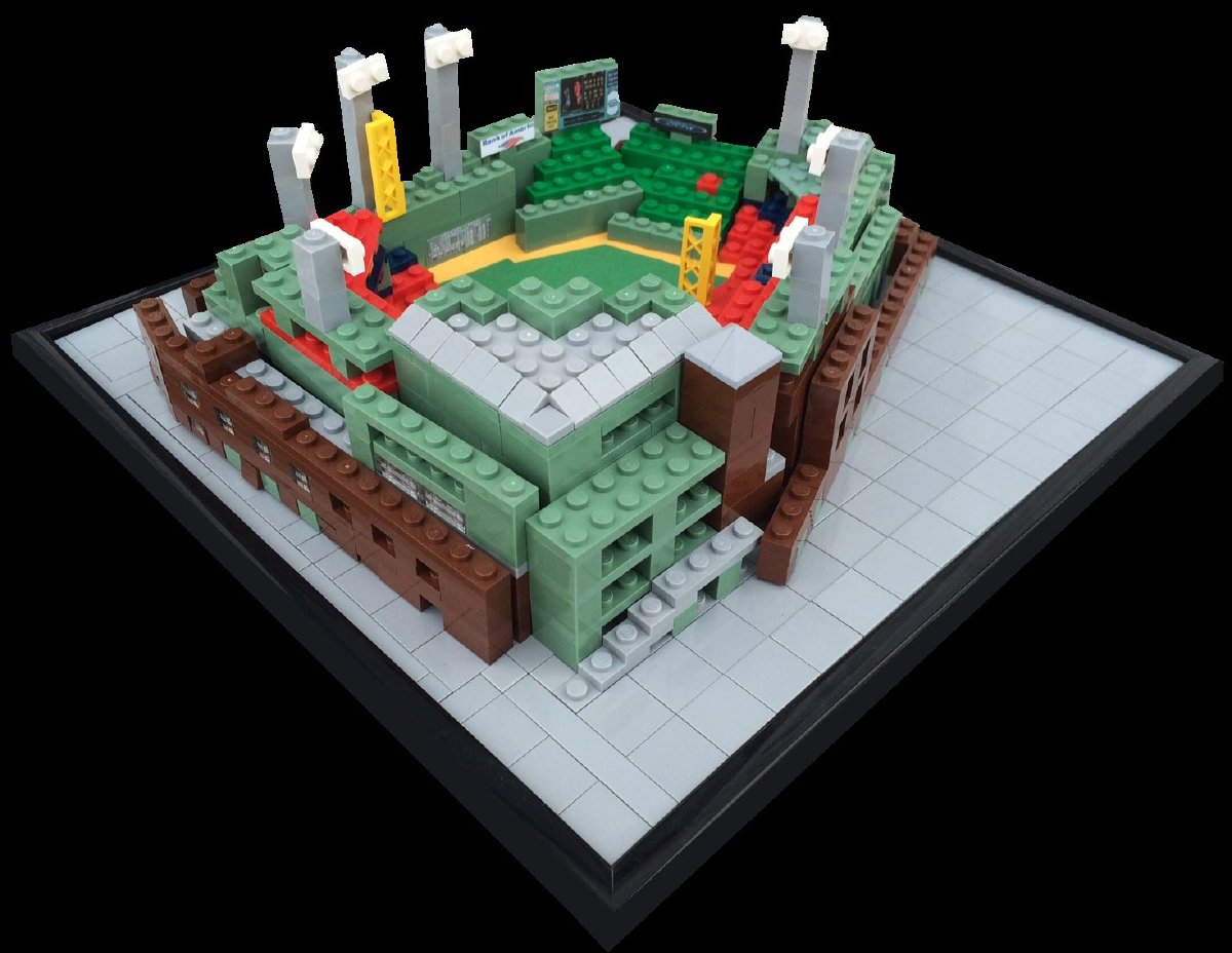 Boston Red Sox Fenway Park Lego Model - Brick Model Design