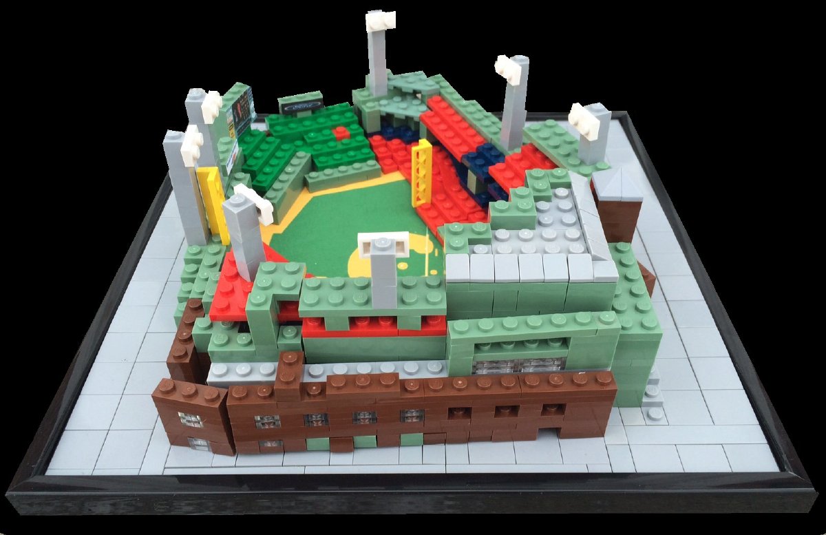 Boston Red Sox Fenway Park Lego Model - Brick Model Design